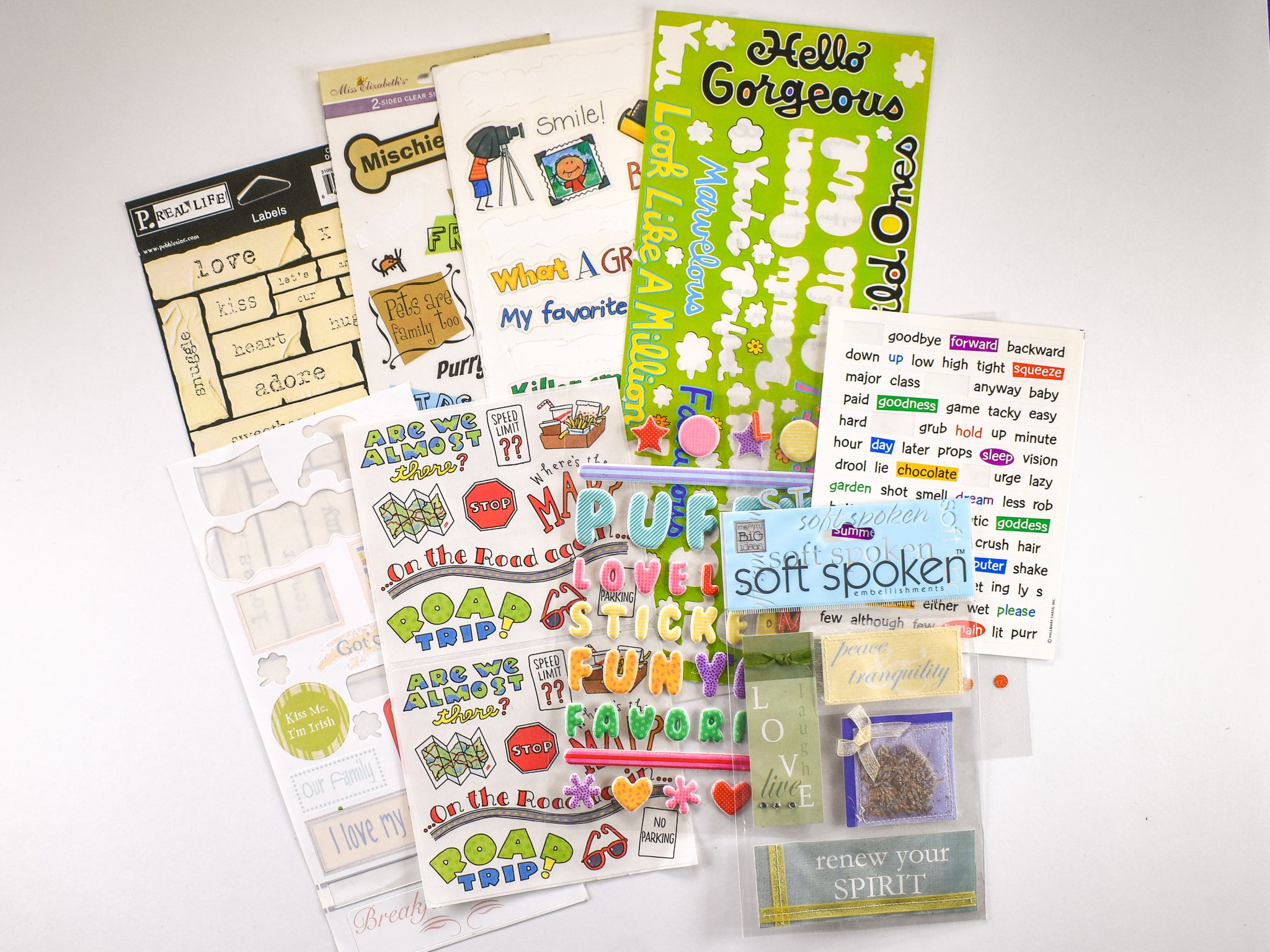 Sticker Bundle - Words 1 | Nantucket Creative Reuse